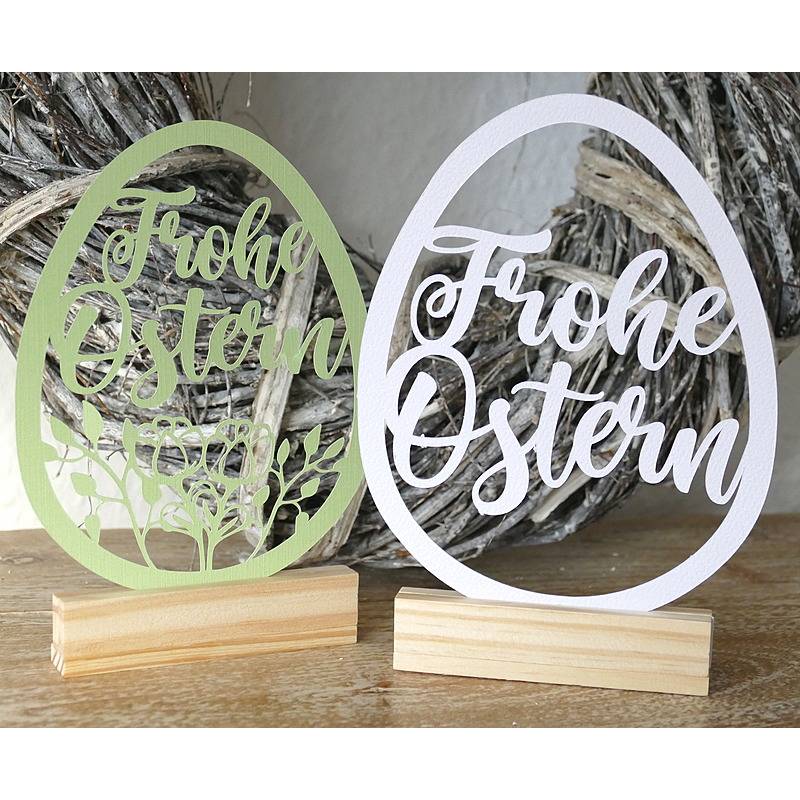 Plotterdatei Frohe Ostern svg